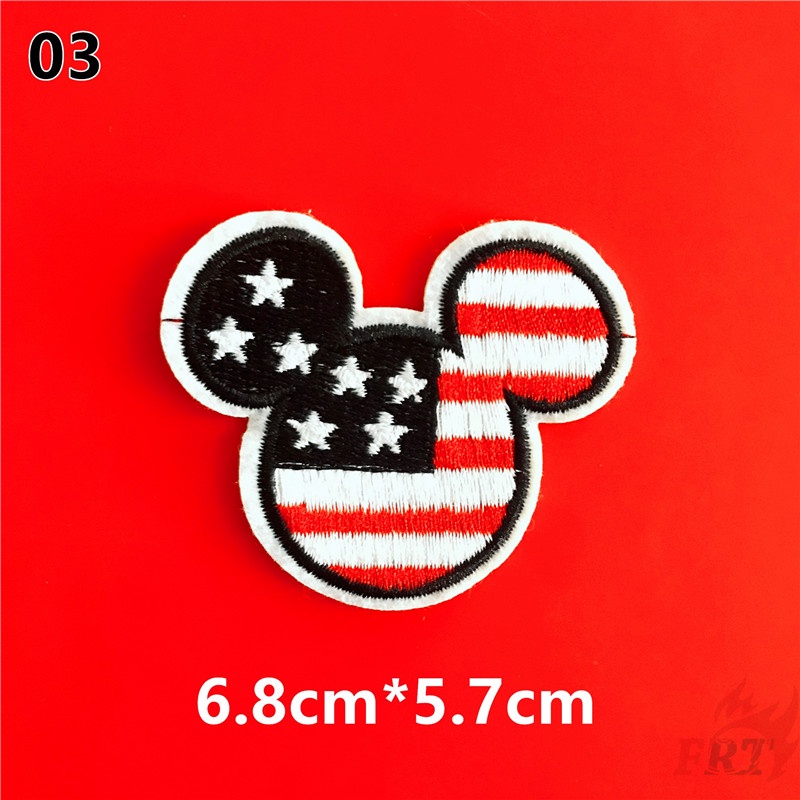 Mickey & Minnie - D I S N E Y แผ่นผ้าลายการ์ตูนสําหรับเย็บปักตกแต่ง ...