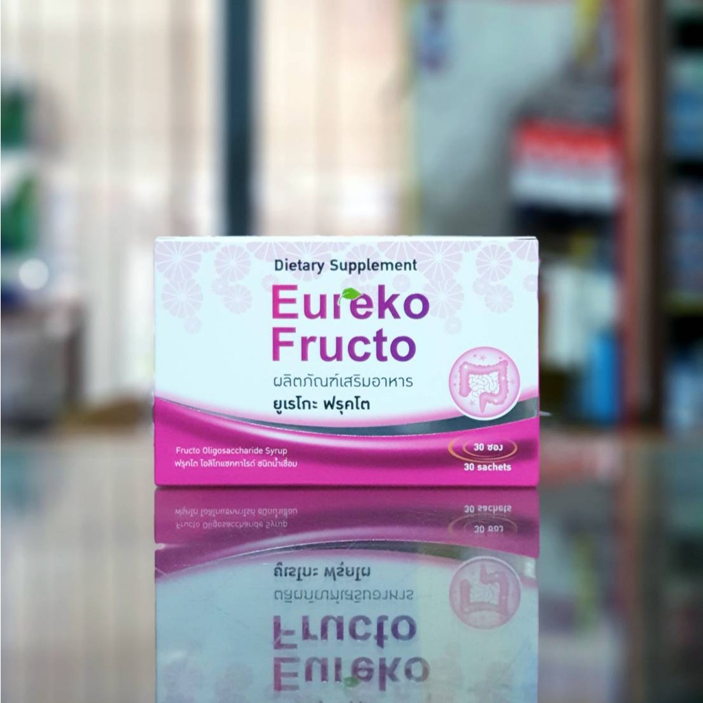 EUREKO FRUCTO แบบน้ำเชื่่อม ช่วยเรื่องท้องผูก 30 ซอง/กล่อง | Shopee ...