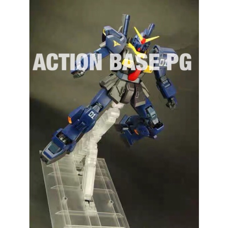 ⬛️⬜️ฐานตั้งกันดั้มสำหรับ PG Gundam ACTION BASE PG 1/60 มี 4 สี ดำ/ขาว ...
