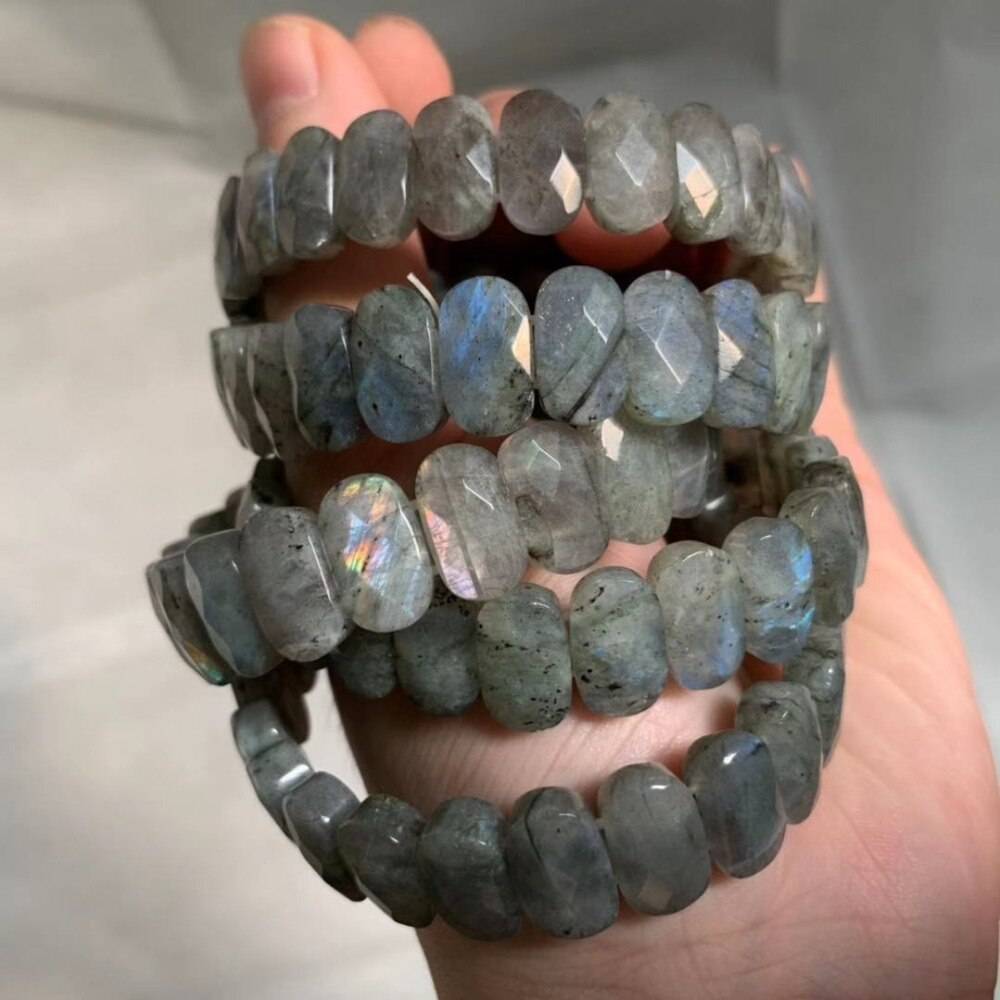 Rainbow labradorite หิน mookaite moliite ควอตซ์ tiger eye แป้ง citrine ...