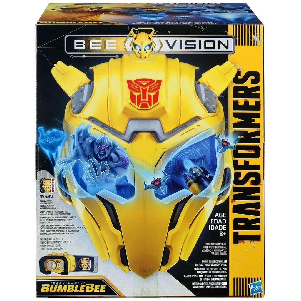 Transformers Bee Vision AR Mask Goggles Augmented Reality Play ...
