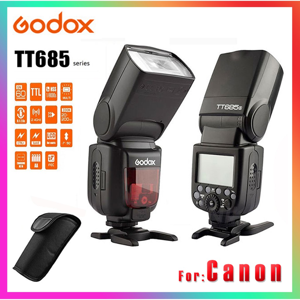Flash Godox TT685 TTL For Canon (รับประกัน 1 ปี) | Shopee Thailand