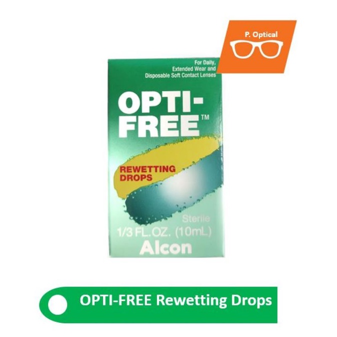 Optifree Rewetting drops น้ำตาเทียม ขนาด10ml. | Shopee Thailand