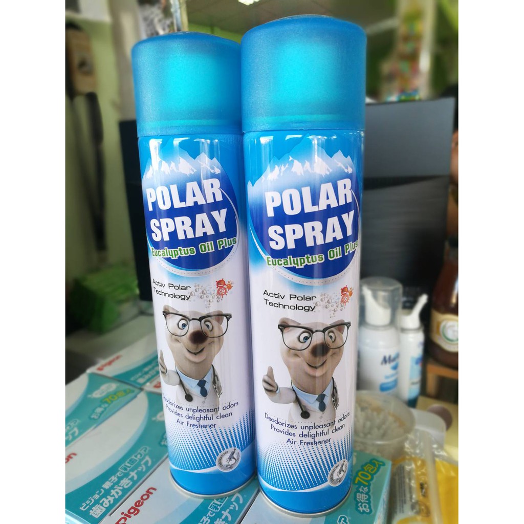 Polar Spray สเปรย์ปรับอากาศ ยูคาลิปตัส กำจัดเชื้อโรค ขนาด 280 ml ...