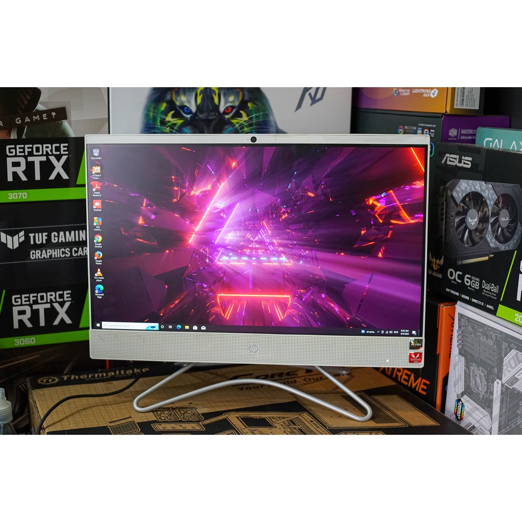 คอม All in one HP 22 สภาพสวย ยังมีประกัน | Shopee Thailand