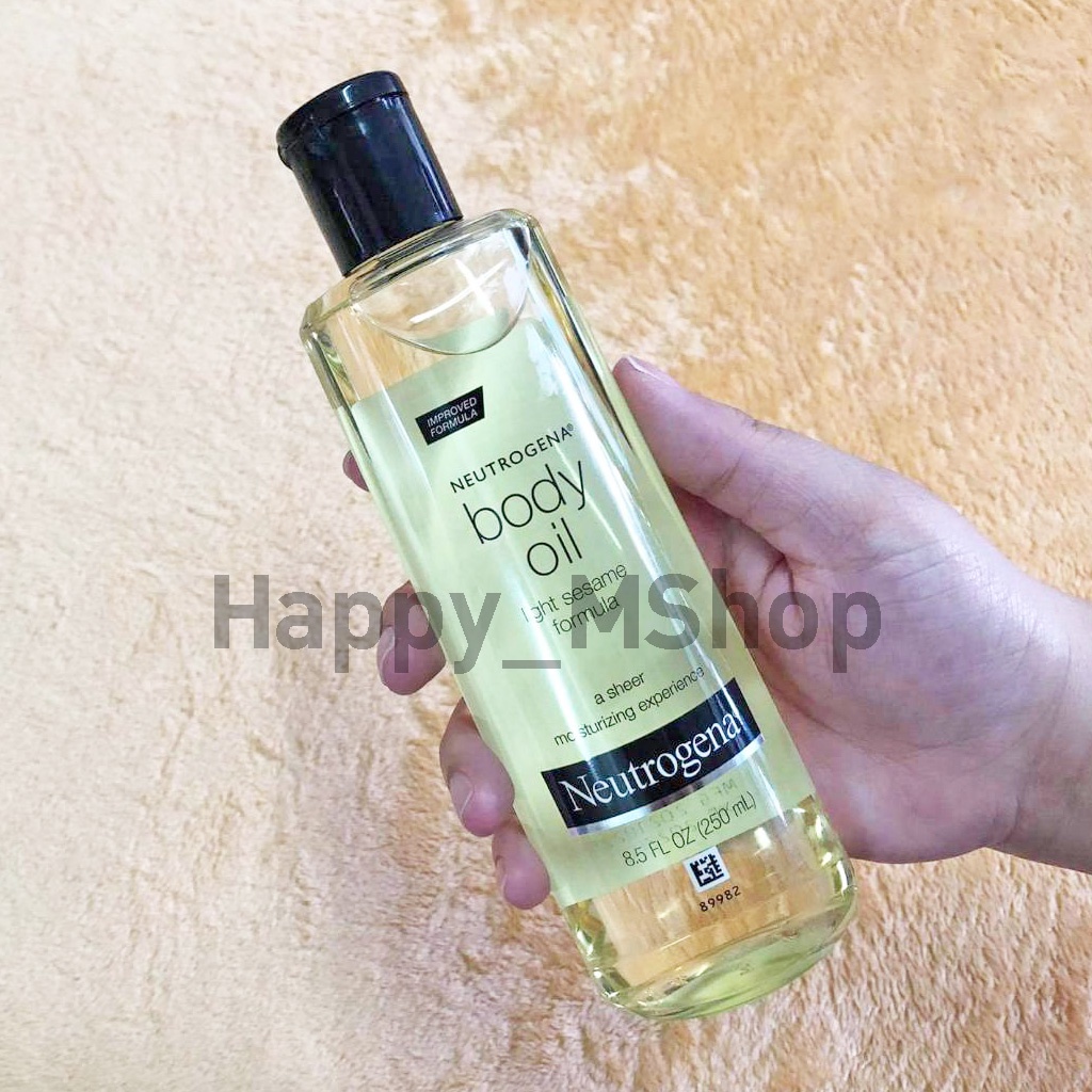 นูโทรจิน่า บอดี้ออย Neutrogena Light Sesame Body Oil | Shopee Thailand