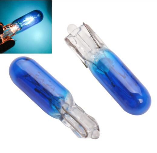 10 ชิ้น รถยนต์ T5 led 12v 1.2w สีเหลืองอําพัน/สีเหลือง โคมไฟฮาโลเจน ...