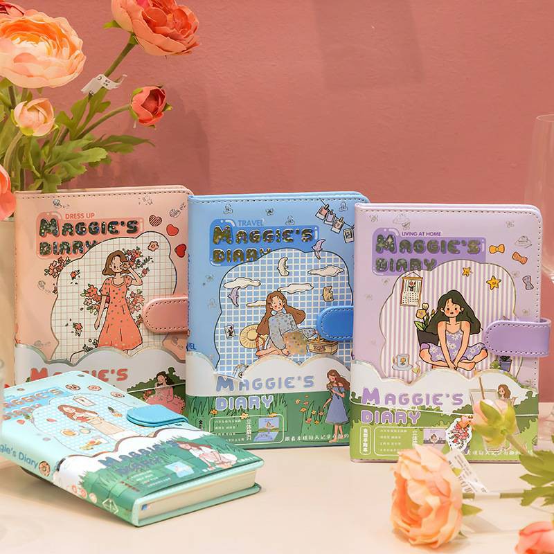 สมุดไดอารี่ สมุดบันทึก รุ่น Maggie's diary ขนาด 13 x 18 ซม. | Shopee ...