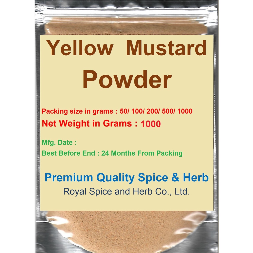 #Yellow Mustard Powder,1000 Grams | Shopee Thailand