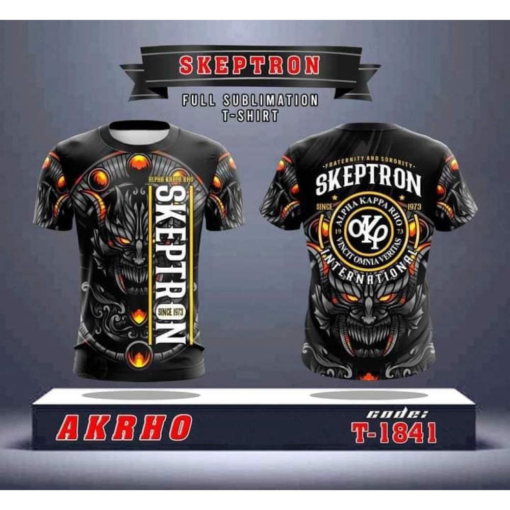 ใหม่ เสื้อยืดแขนสั้น พิมพ์ลาย AKP SKEPTRON Alpha Kappa Rho Akrho 2022 | Shopee Thailand