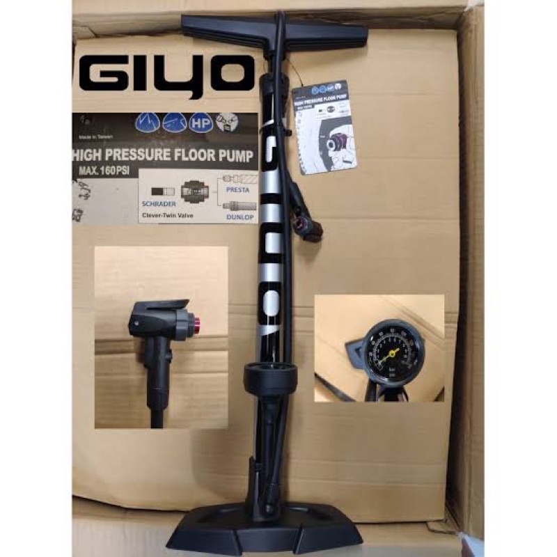 สูบยืนตั้งพื้น GIYO GF55 แรงดันสูงถึง 160psi | Shopee Thailand