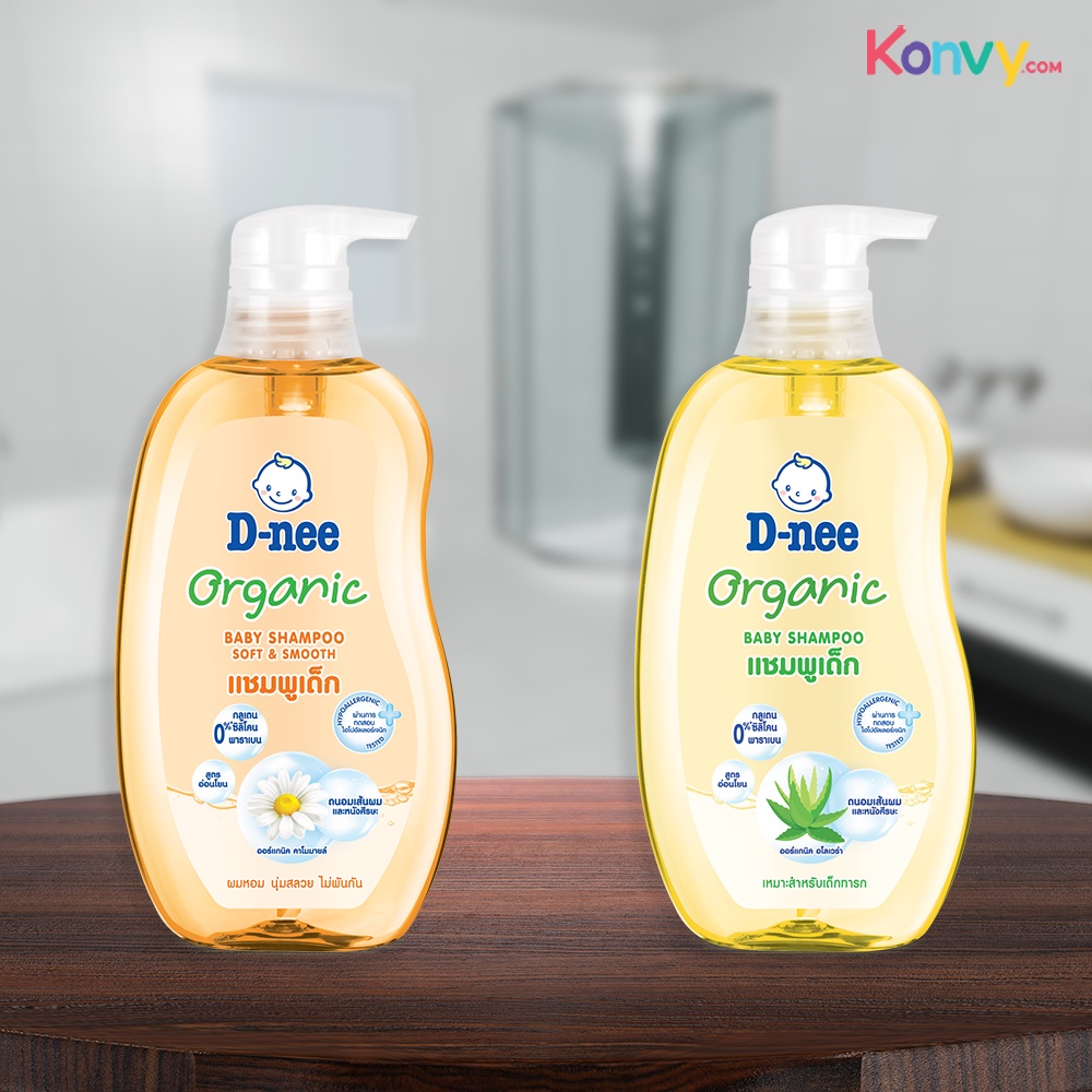 D-nee Organic Baby Shampoo ดีนี่ แชมพูเด็ก 400ml (Soft & Smooth/Organic ...