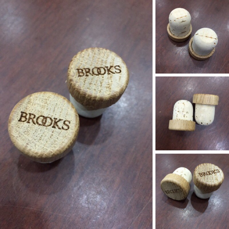 BROOKS ENGLAND: BROOKS CORK BAR PLUGS จุกปิดปลายแฮนด์จักรยาน ไม้คอร์ก ...