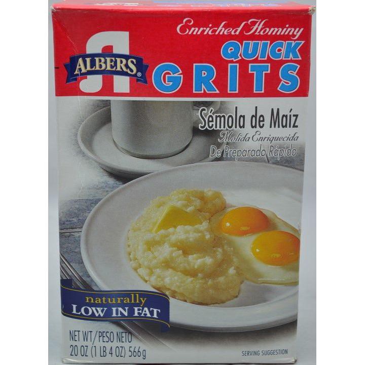 Albers Quick Grits 566g. ข้าวโพดขาวบด100% | Shopee Thailand
