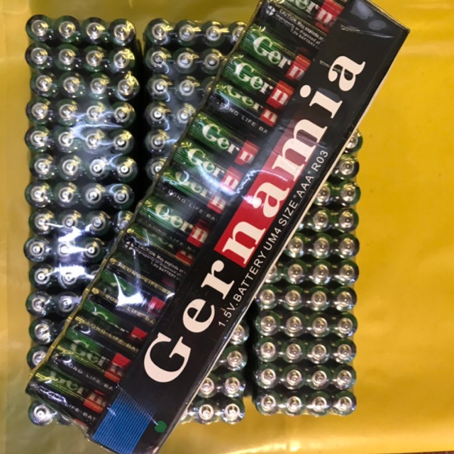 ถ่าน AAA ยี่ห้อ Gernamia แพ็คละ 60 ก้อน | Shopee Thailand