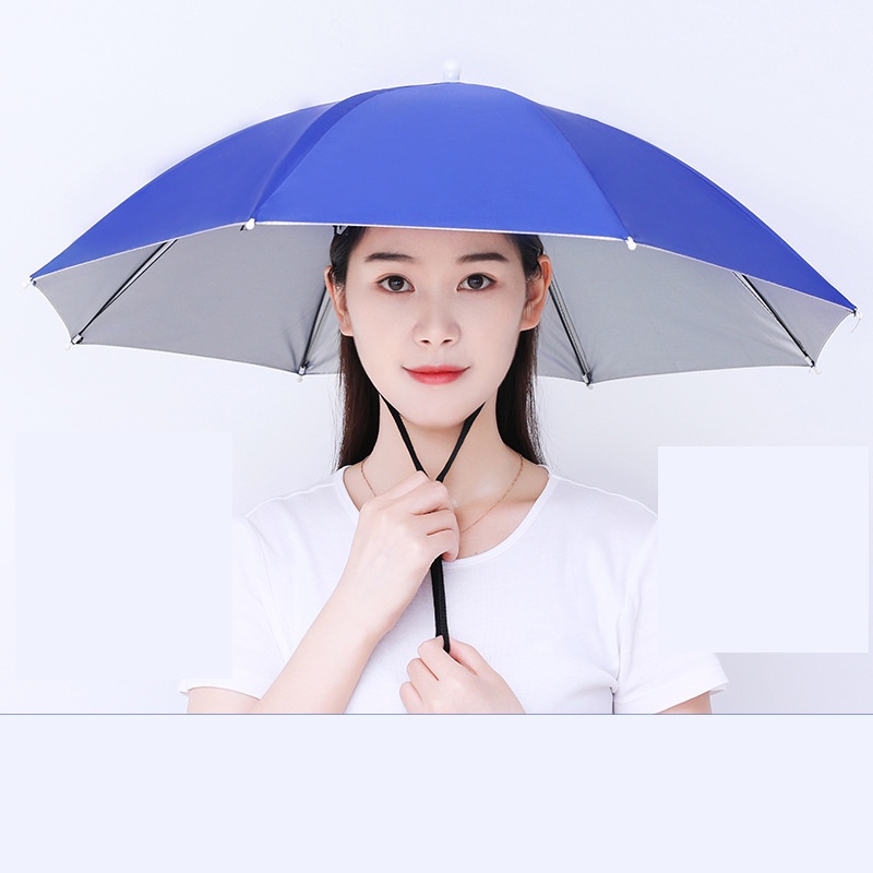 หมวกร่ม 2 ชั้น ป้องกันรังสียูวี ขนาด 77cm 90cm 95cm สำหรับตั้งแคมป์ ตกปลา | Shopee Thailand