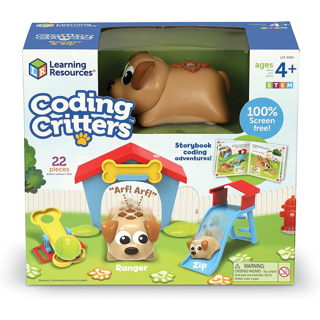 Learning Resources, Coding Critters Ranger & Zip STEM ชุดออกแบบโค้ดดิ้งกิจกรรมน้องหมาผจญภัย ...
