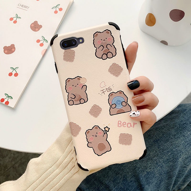 OPPOa5เปลือกโทรศัพท์pbam00การ์ตูนใหม่ตาข่ายสีแดงป้องกันการล่มสลาย ...