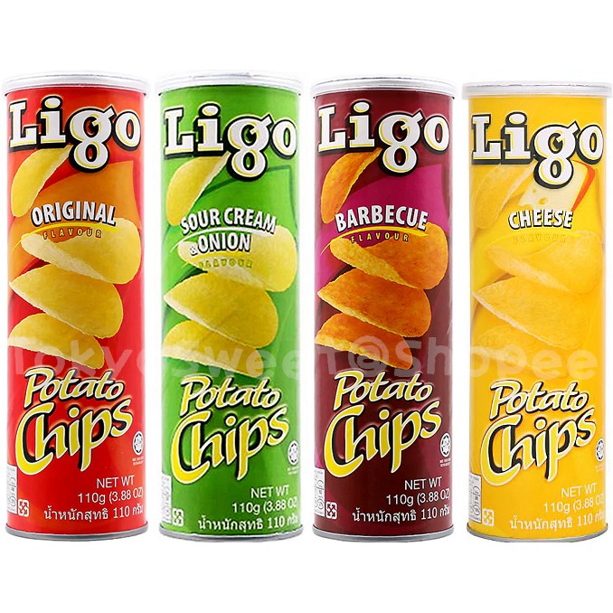 Ligo Potato Chips มันฝรั่งลิโก้ 110 กรัม มันฝรั่งแท้ ลิโกมันฝรั่ง มัน ...