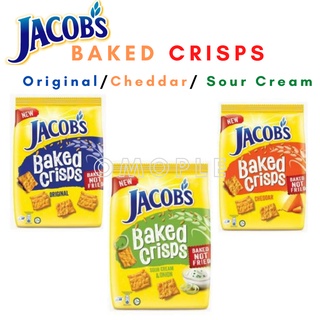 JACOB’s Baked Crisps Original/Cheddar/ Sour Cream – 229g จาคอป แบบถุง ...