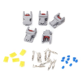 EDB* 5 ชุด 2 ขาขั้วต่อกันน้ําสําหรับ Delphi 10811963 น้ํามันเชื้อเพลิง ...