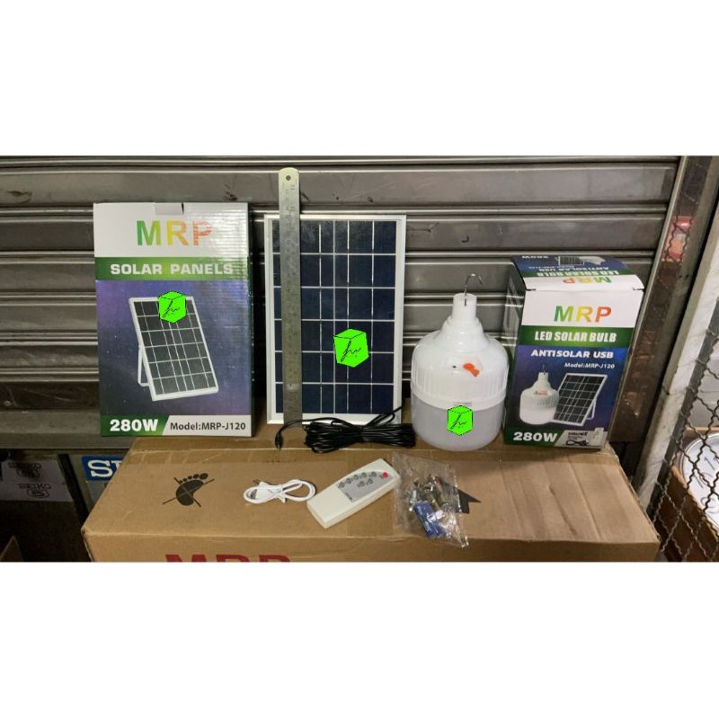 ชุดหลอดไฟโซลาเซลล์ MRP-J120 แสงสีขาว 280 วัตต์ แผงโซลาเซลล์ขนาดใหญ่ ,VJP-114(100W),JMF-135W, MP ...