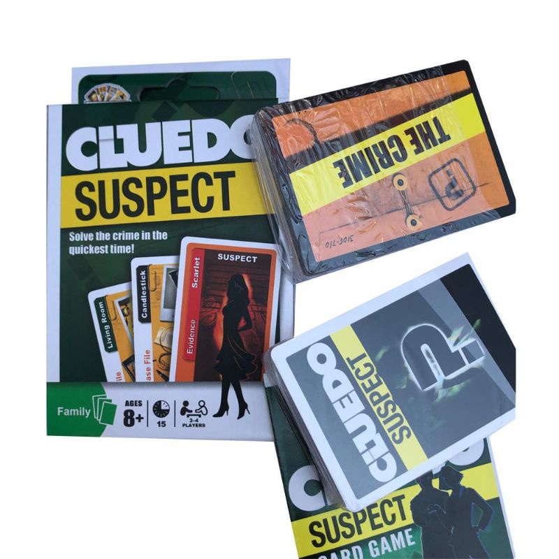 CLUEDO SUSPECT เกมการ์ดนักสืบจับผู้ร้าย | Shopee Thailand