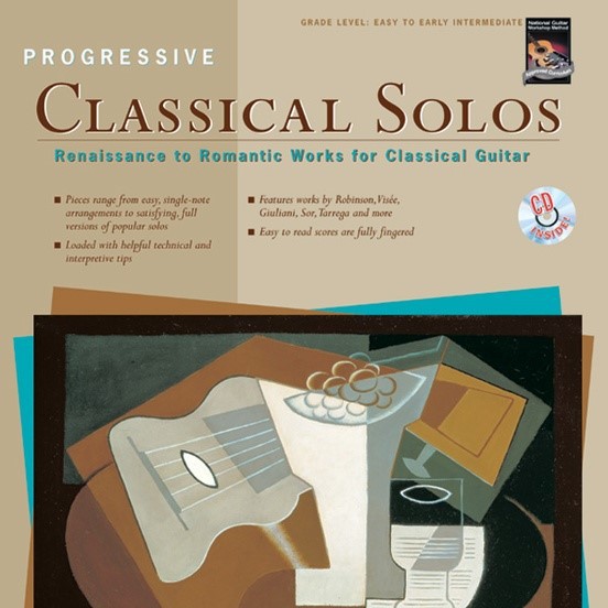 Progressive Classical Solos for Classical Guitar (CD Included) | Shopee ...