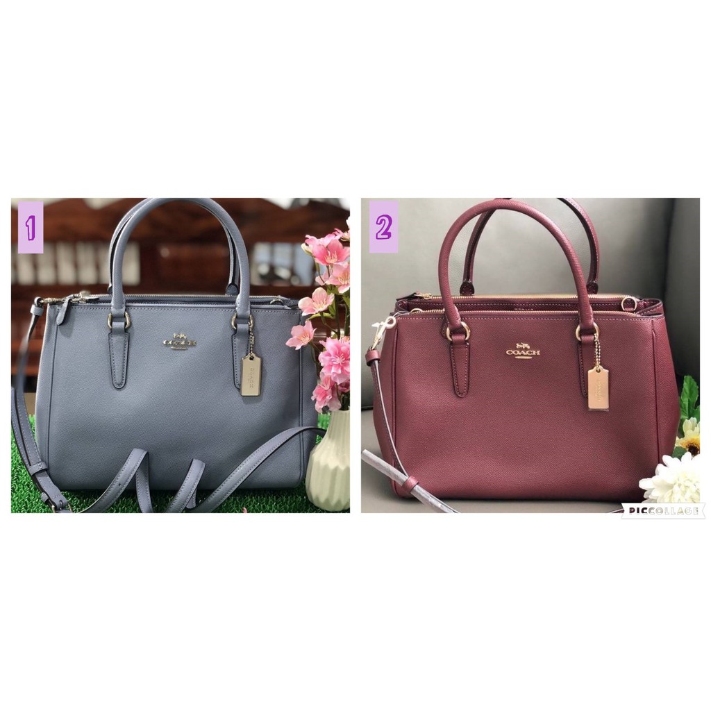 Coach แท้ ️ พร้อมส่ง กระเป๋าทรงถังใบใหญ่ 11" | Coach Surrey Carryall ...