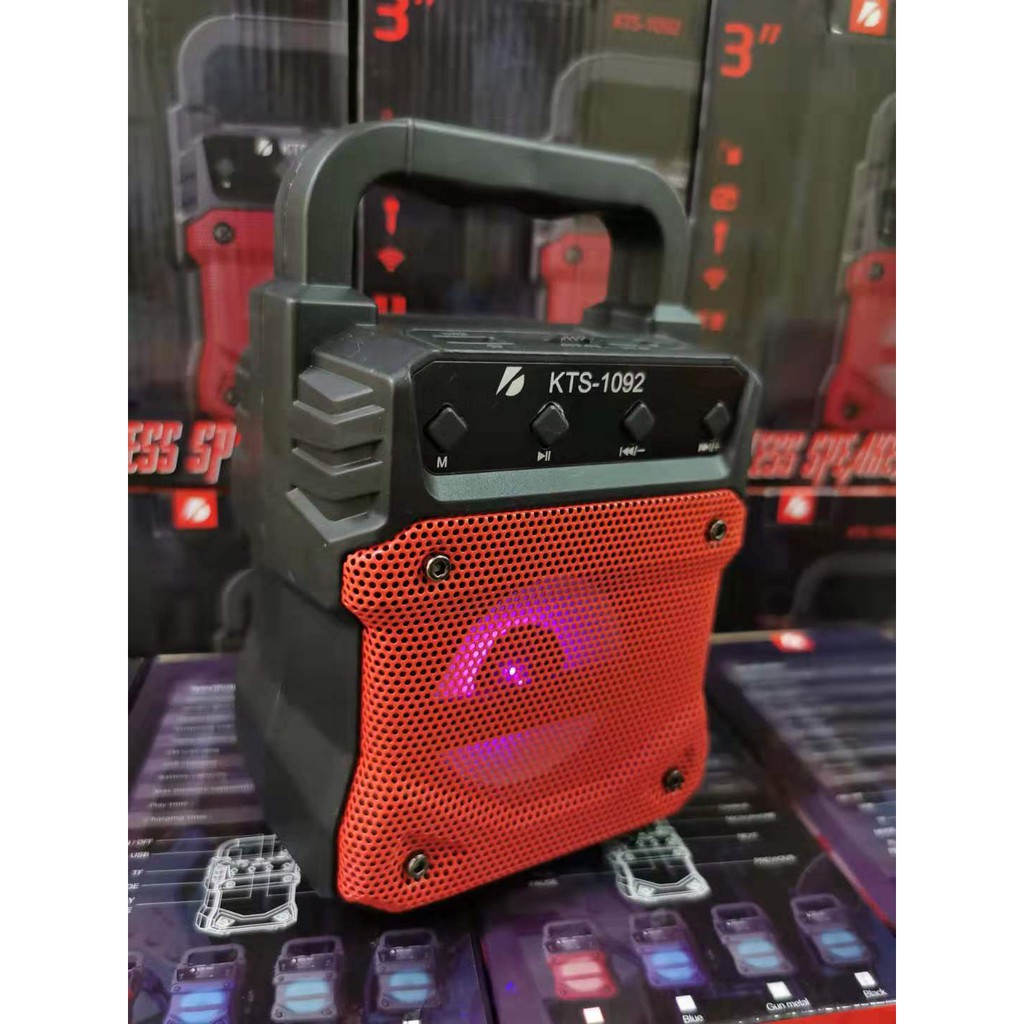 ลำโพงบลูทูธ เสียงดังรุ่น สามารถเสียบไมค์โคโฟนได้ และ ระบบ LED.ค่ะ KTS ...