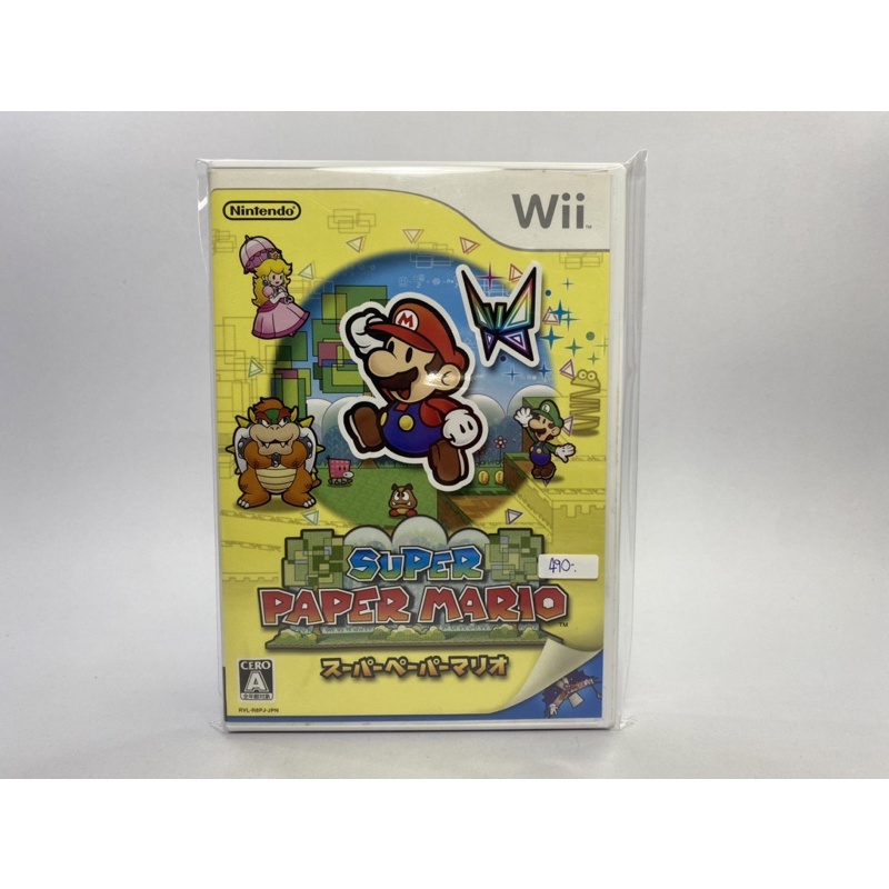 แผ่นแท้ Wii (japan) Super Paper Mario | Shopee Thailand