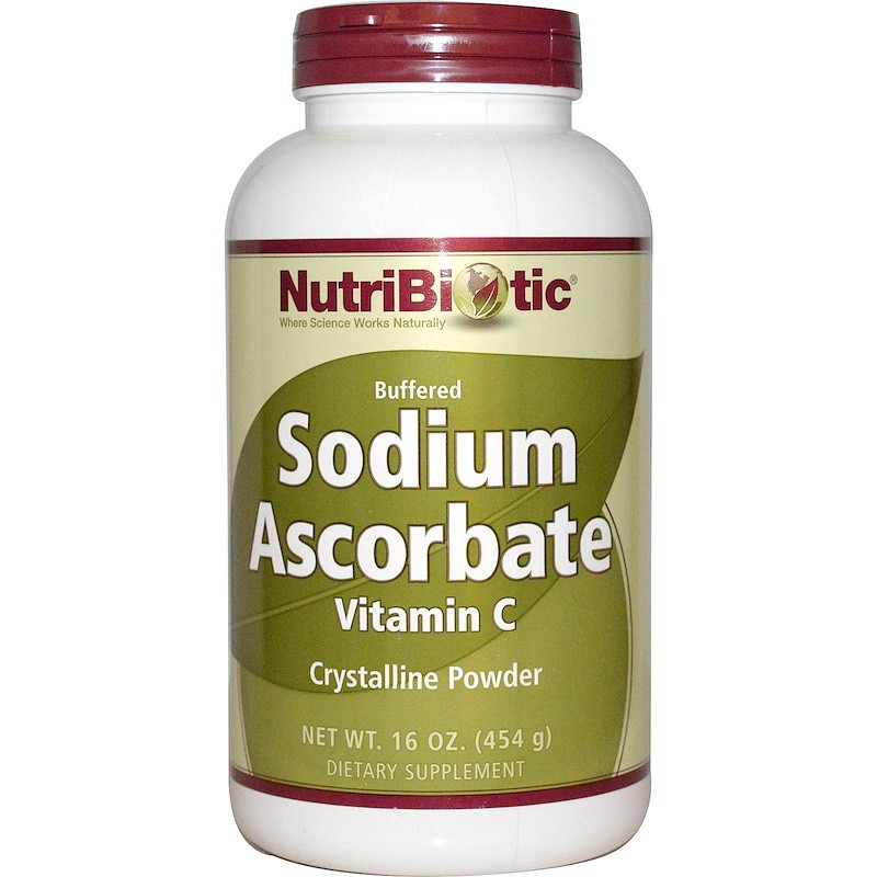 NutriBiotic, Sodium Ascorbate, Crystalline Powder, 16 oz (454 g) | Shopee Thailand