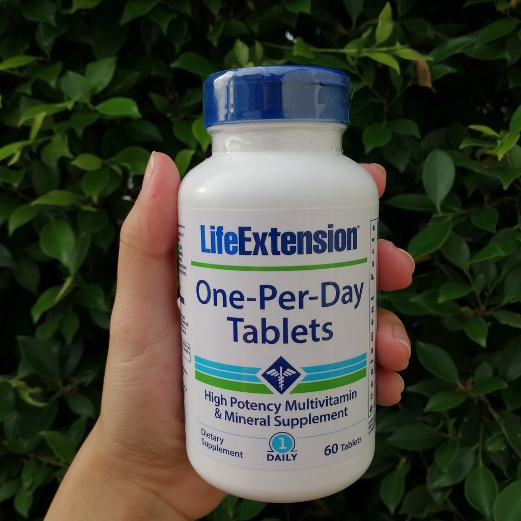 Life Extension® One-Per-Day 60 Tablets รวมวิตามินและแร่ธาตุ 27ชนิด ...
