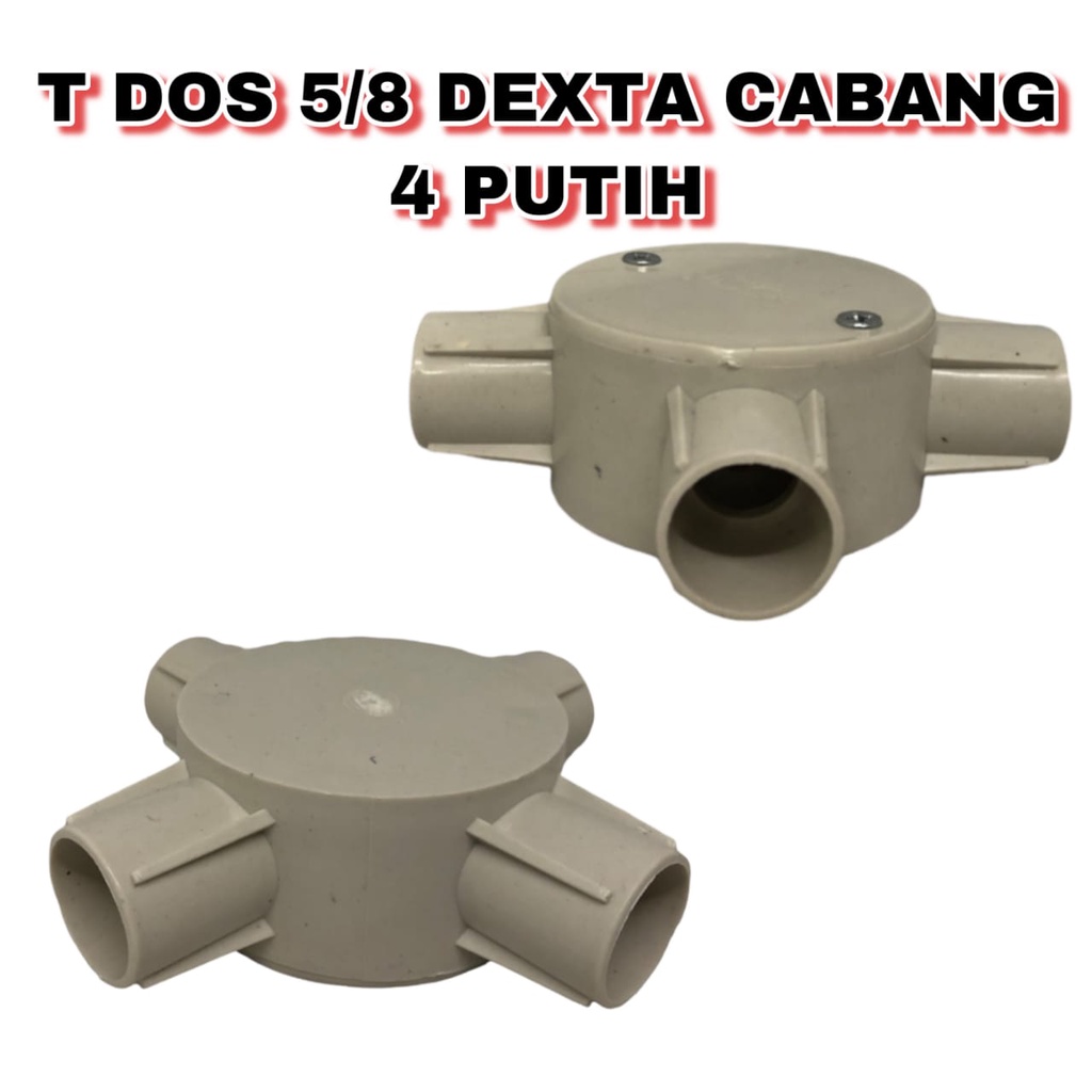 T DOS 5/8 DEXTA BRANCH 4 สีขาว (5 ชิ้น) | Shopee Thailand