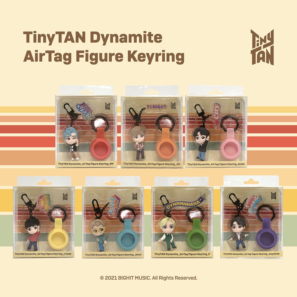พวงกุญแจฟิกเกอร์ BTS OFFICIAL Dynamite TinyTAN | Shopee Thailand