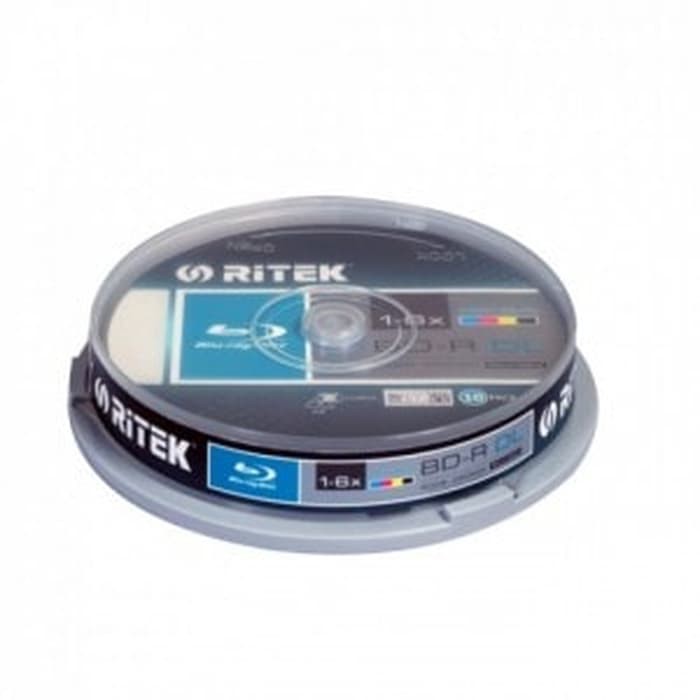 Ritek Bluray 50GB พิมพ์ Blu-ray Blank Blu ray BD-R DL BDR Blueray หลอด 10 ชิ้น | Shopee Thailand