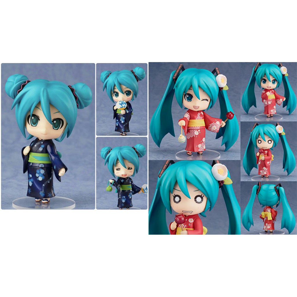 Nendoroid 261 Hatsune Miku Yukata Ver. & Nendoroid 333 Hatsune Miku ...