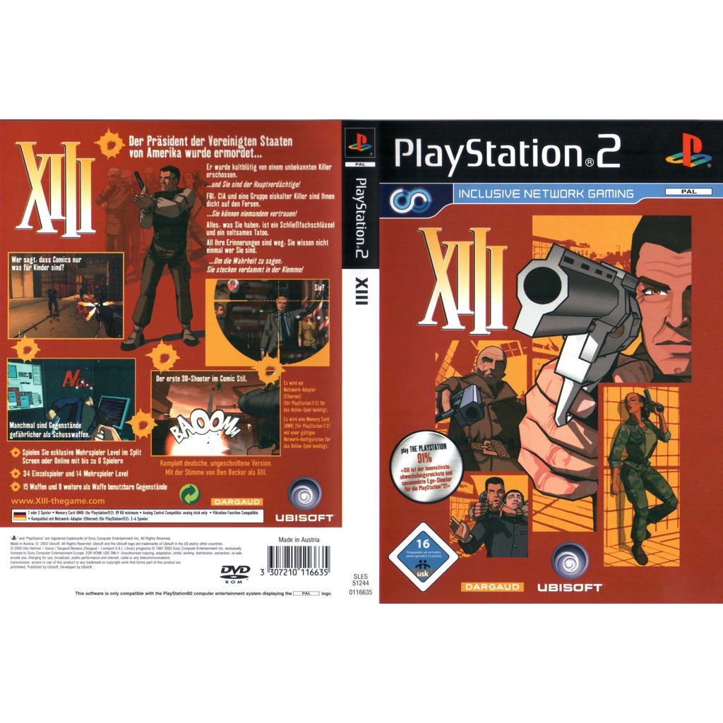 แผ่นเกมส์ PS2 XIII คุณภาพ ส่งไว (DVD) | Shopee Thailand
