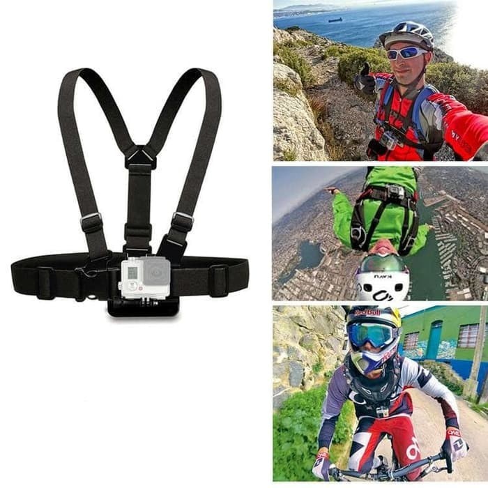 Gopro ปรับหน้าอก Body Harness เข็มขัดสําหรับ Action Camera | Shopee ...