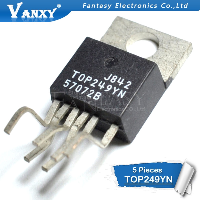 ชิ้นส่วนอะไหล่ TOP249YN TO220 TOP249 TO220-6 TOP249Y TO-220 249YN 5 ...