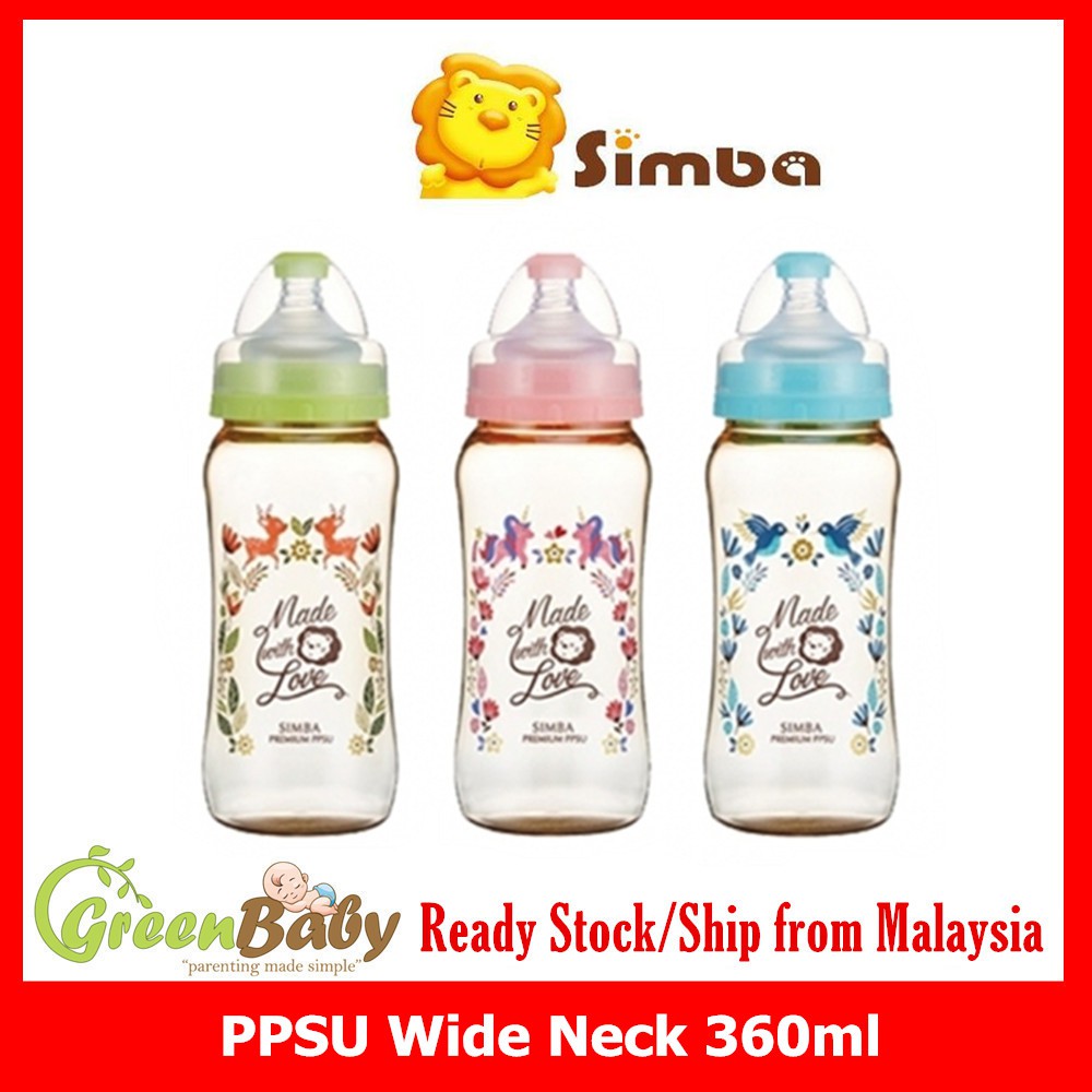 Simba Dorothy Wonderland PPSU ขวดนมคอกว้าง 360 มล. | Shopee Thailand