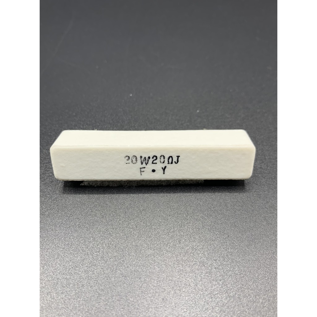 ตัวต้านทาน R 20 Wกระเบื้อง(1ตัว)5R,5.6R,6.8R,7.5R,8.2R,10R,12R,15R,18R,20R ,22R,27R,30R,33R,39R ...