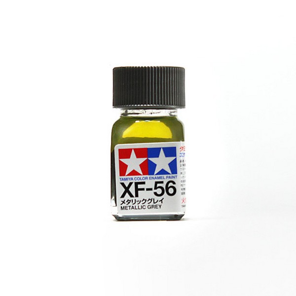 Tamiya Enamel Color 80356 XF-56 Metallic Grey Flat (Metallic) 45135675 ...
