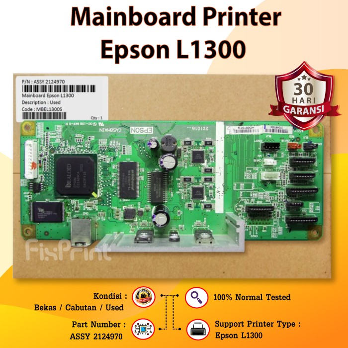 บอร์ดเครื่องพิมพ์ Epson L1300, เมนบอร์ด L1300, เมนบอร์ด L1300 | Shopee ...