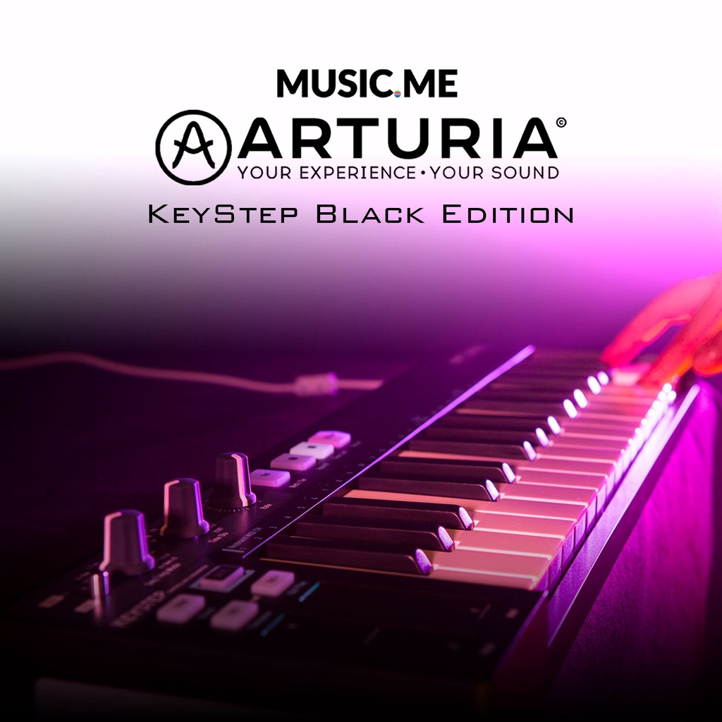 MIDI คีย์บอร์ด Arturia KeyStep Black Edition | Shopee Thailand