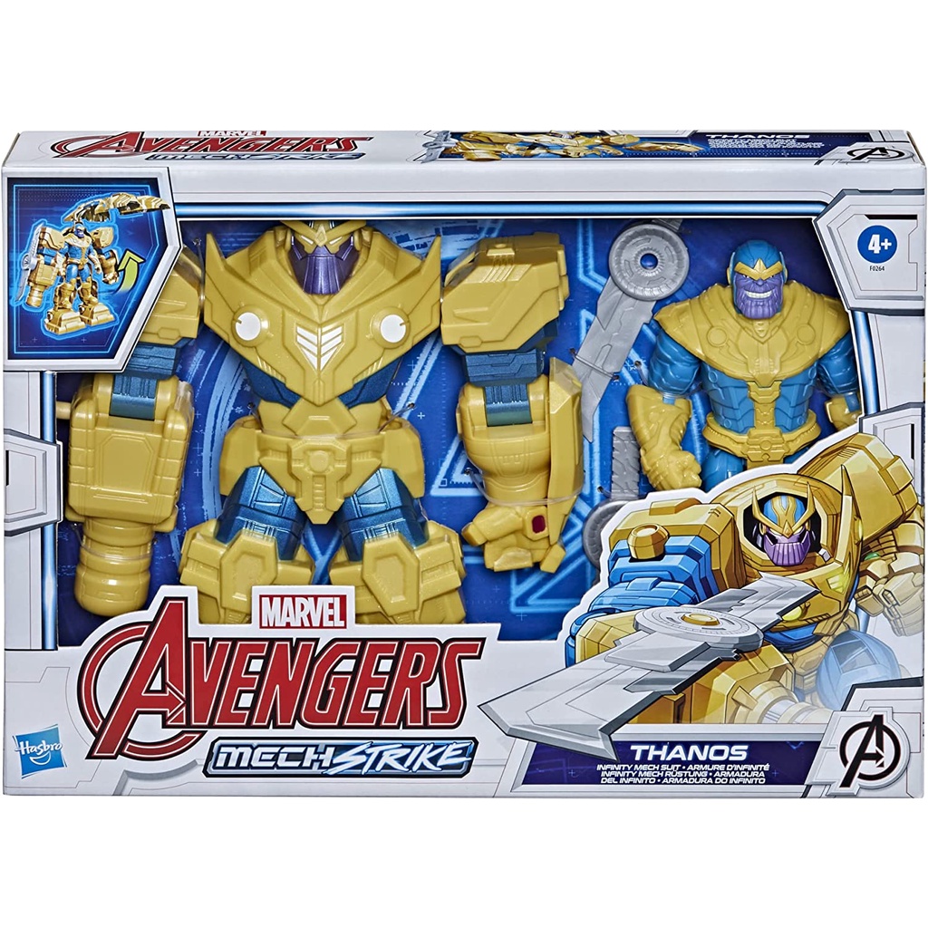 Marvel Avengers Mech Strike Thanos Infinity Mech Suit 6" Figure สินค้า ...