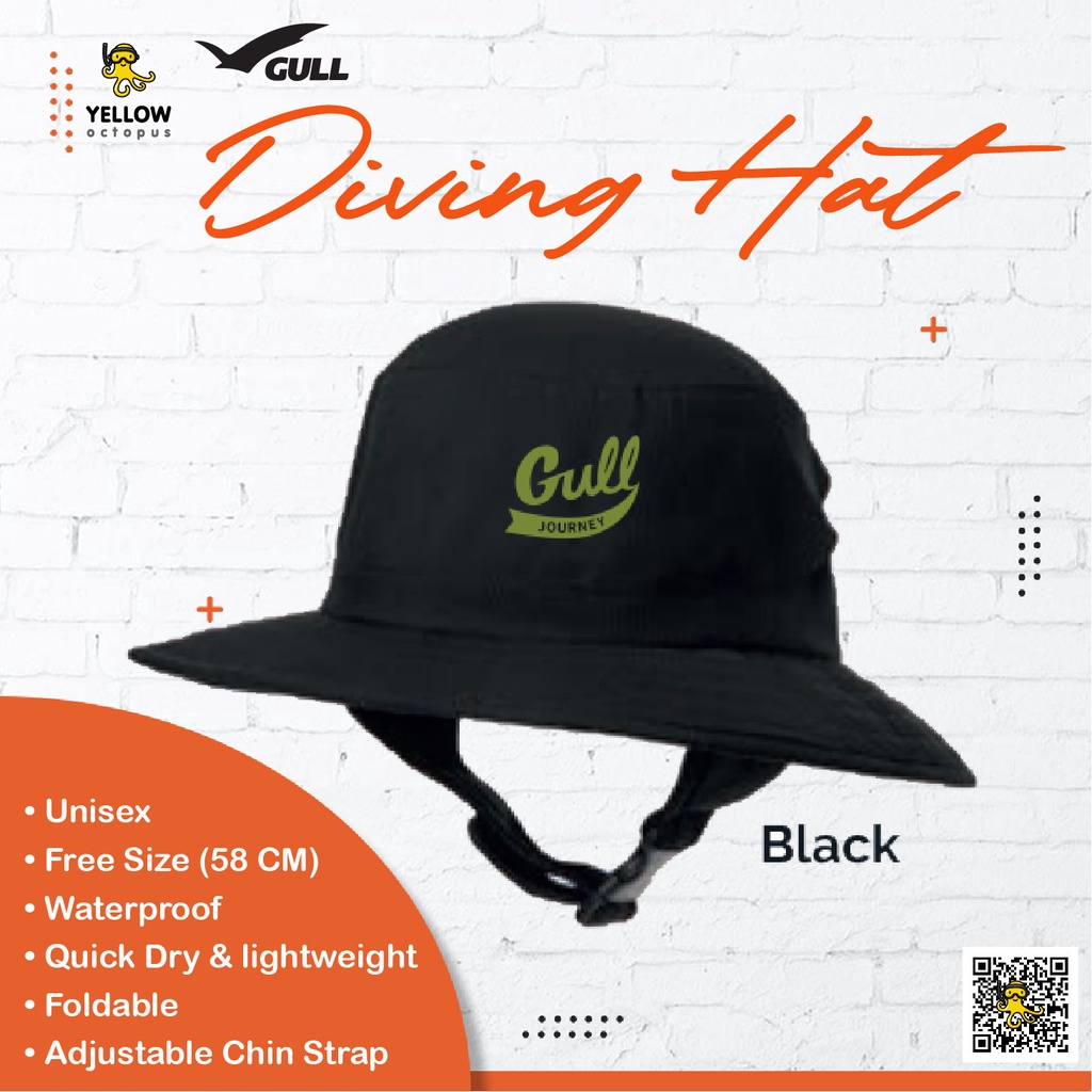 Gull Diving Hat (หมวกกันแดดแห้งเร็ว) | Shopee Thailand