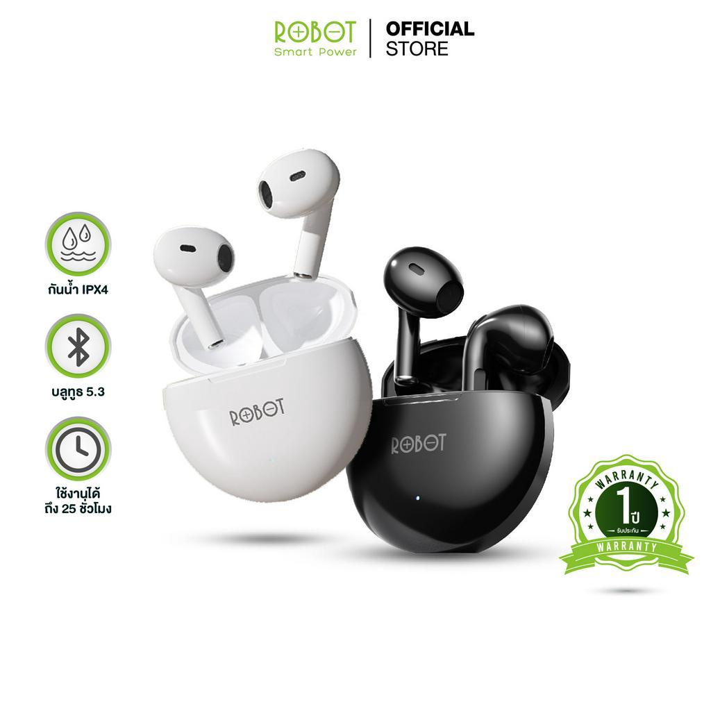 ROBOT หูฟังบลูทูธ รุ่น Flybuds T10 หูฟัง Bluetooth Earphone Earbuds 5.3 ...