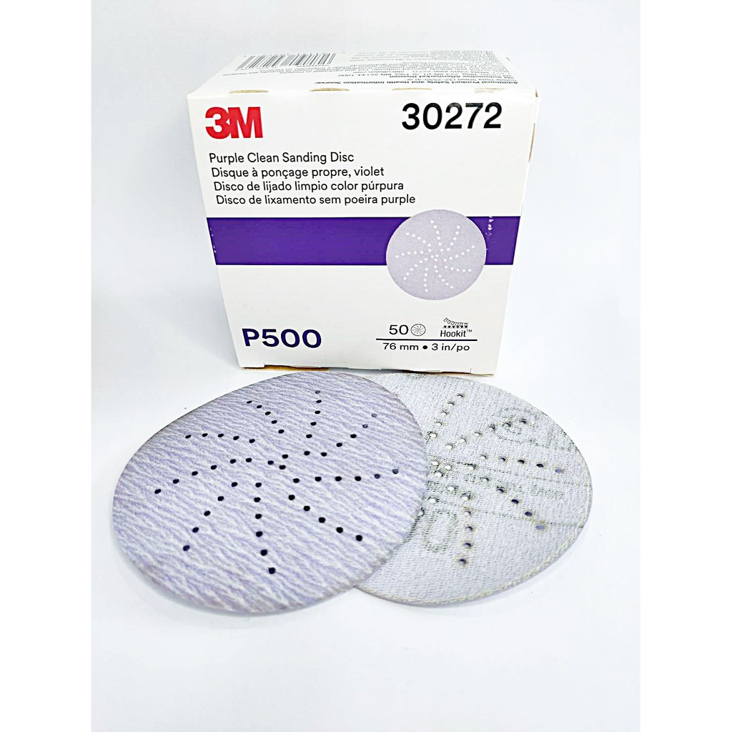 (1-4 แผ่น) 3M Trizact Foam Disc กระดาษทรายกลมไตรแซ๊ค 3นิ้ว 30272 ...