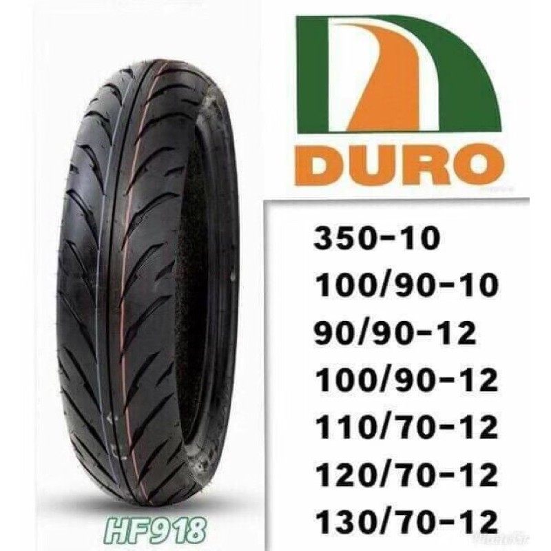 DURO ยางมอเตอร์ไซค์ 130/70-12 HF918 Tubeless | Shopee Thailand